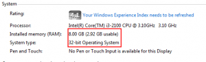 Windows 7 - 2.92GB Usable Memory -Business Legions Blog