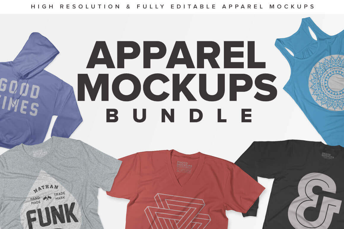 120+ High-Res Apparel Mockups - $15! -Business Legions Blog