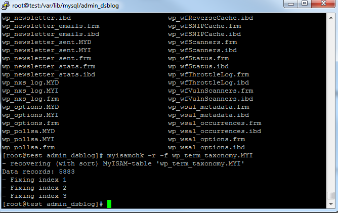 HOW TO FIX A CORRUPTED TABLE IN A MYSQL DATABASE -Business Legions Blog