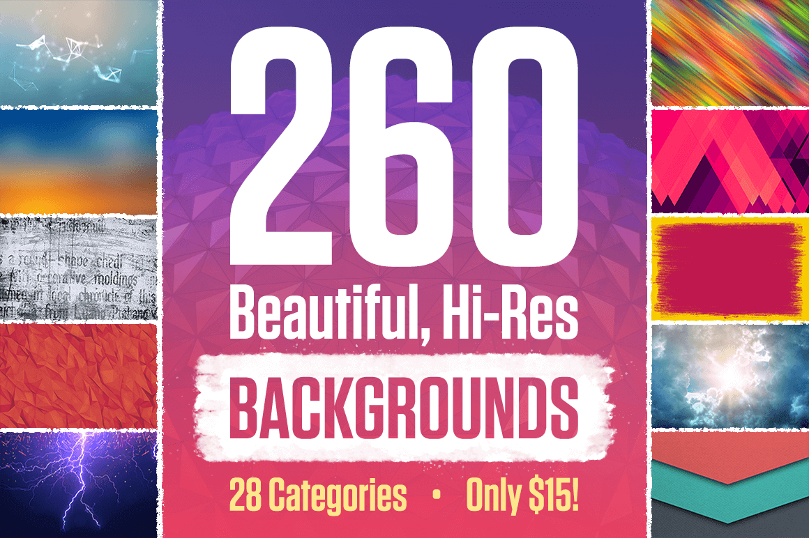 260 Beautiful, Hi-Res Backgrounds, 28 Categories - only $15! -Business ...