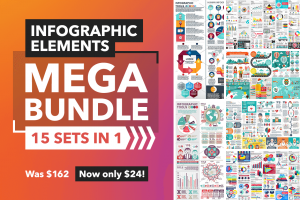 Infographic Elements Mega Bundle: 15 sets in 1 - only $24! -Business ...