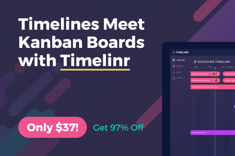 Timelines Meet Kanban Boards with Timelinr - only $37! -Business ...