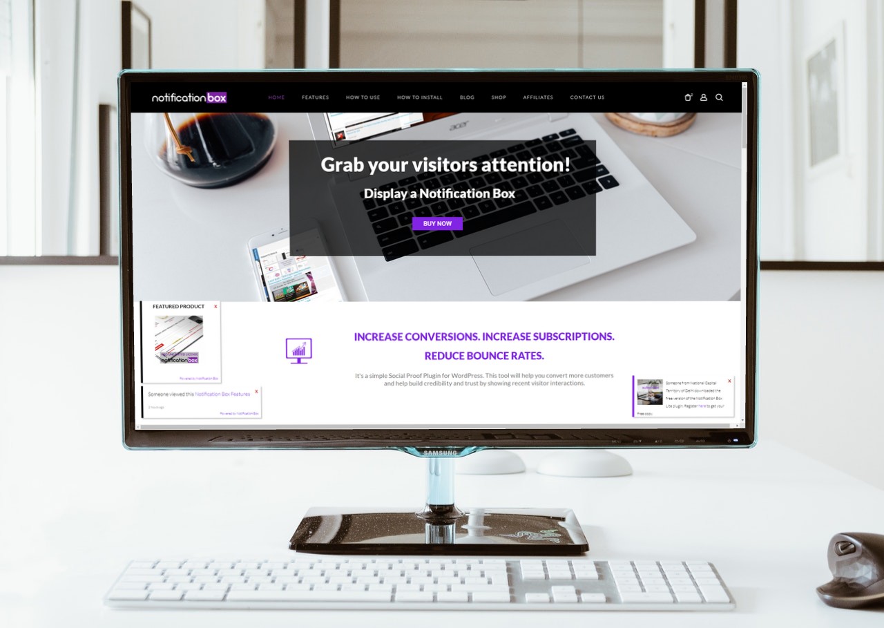 Notification Box your answer to Social Proof for WordPress -Business ...