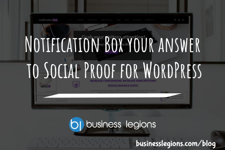 Notification Box your answer to Social Proof for WordPress -Business ...