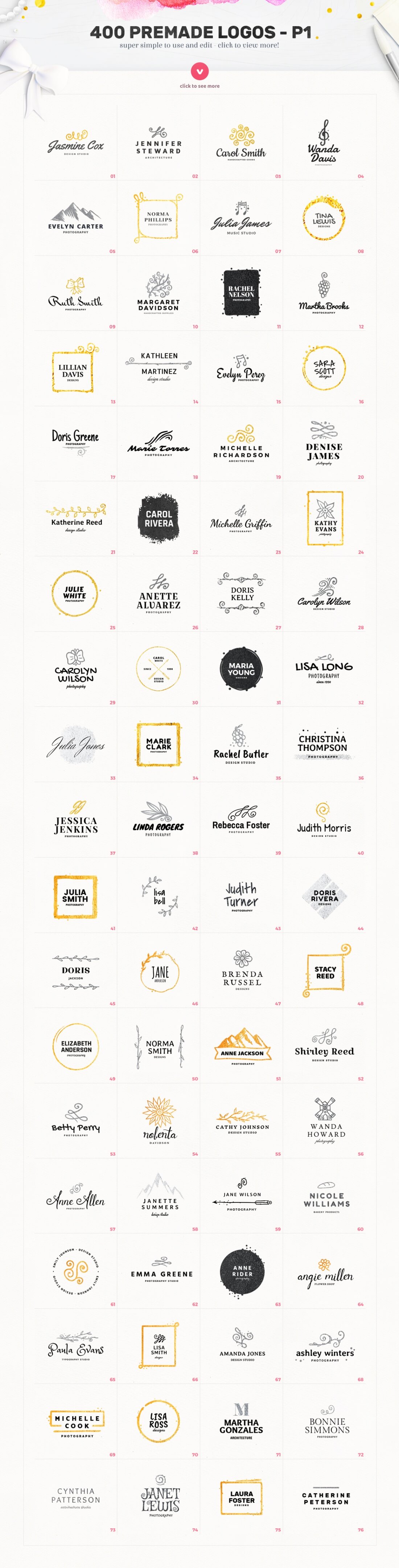 Gigantic Bundle of 1000+ Logos, Elements, Mockups, Textures - only $19 ...