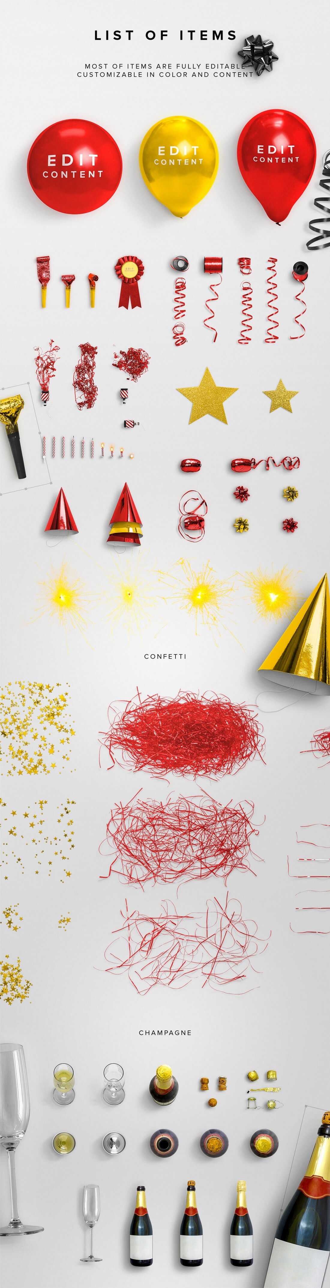 Create Awesome Party Scenes Using 160+ Isolated Objects - only $14 ...