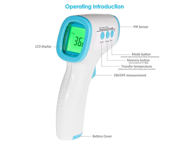 Digital LED Infrared No-Contact Thermometer for $79 -Business Legions Blog