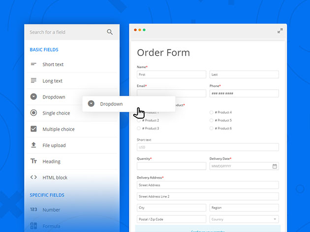 123FormBuilder Gold Plan: Lifetime Subscription for $39 -Business ...