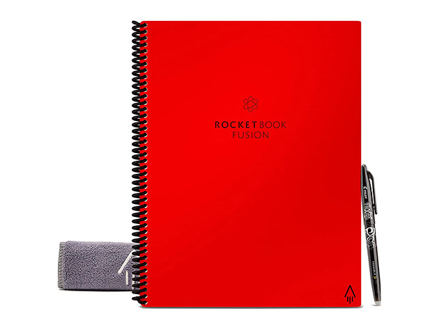 Rocketbook Fusion Smart Reusable Notebook Set Letter Size For 69 