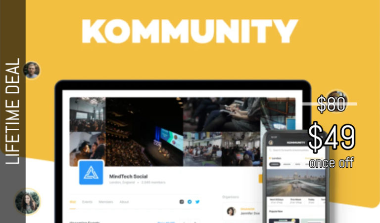 Kommunity Lifetime Deal for $49 -Business Legions Blog